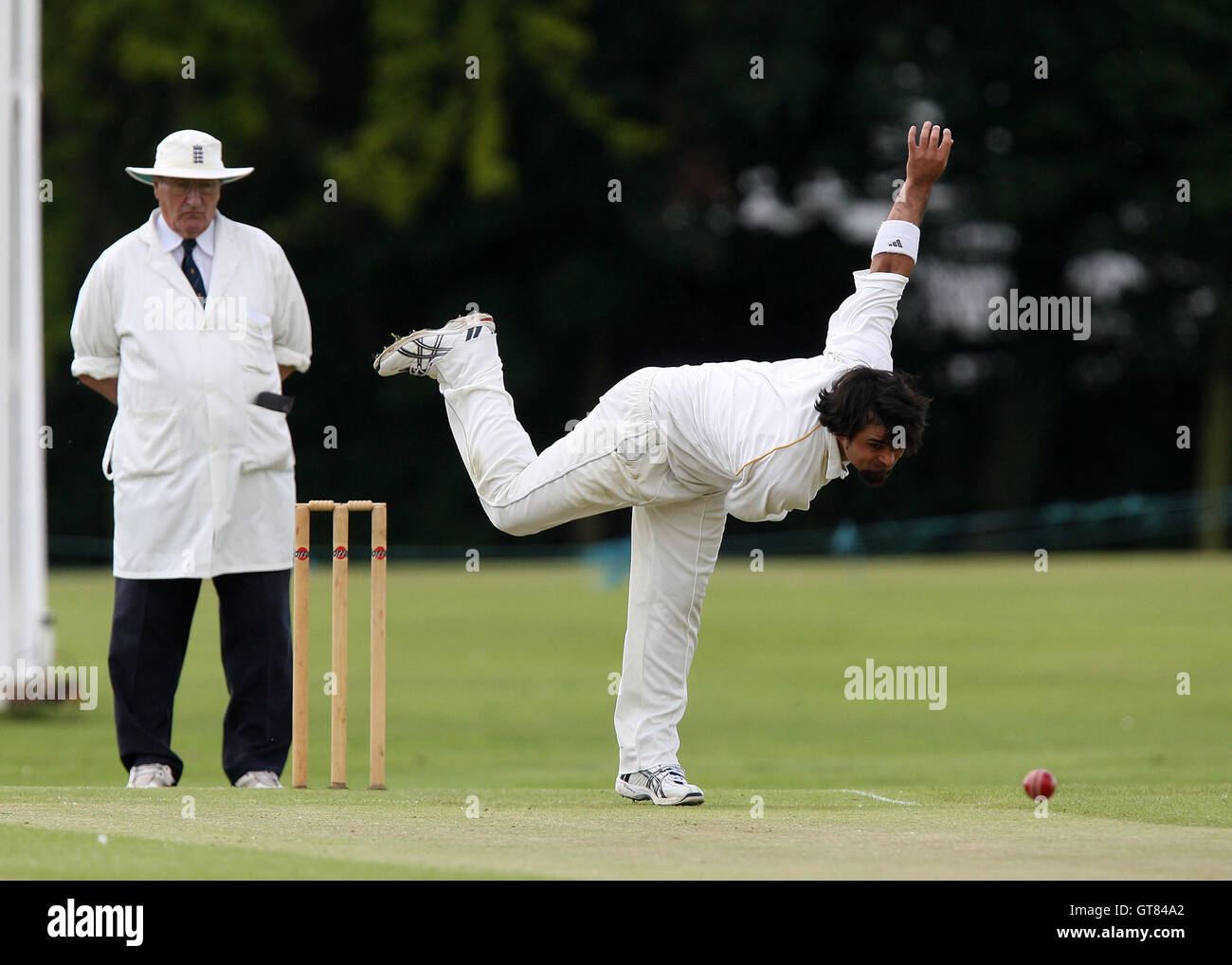 H Afridi of GPR - Gidea Park & Romford CC vs Chingford CC - Essex ...