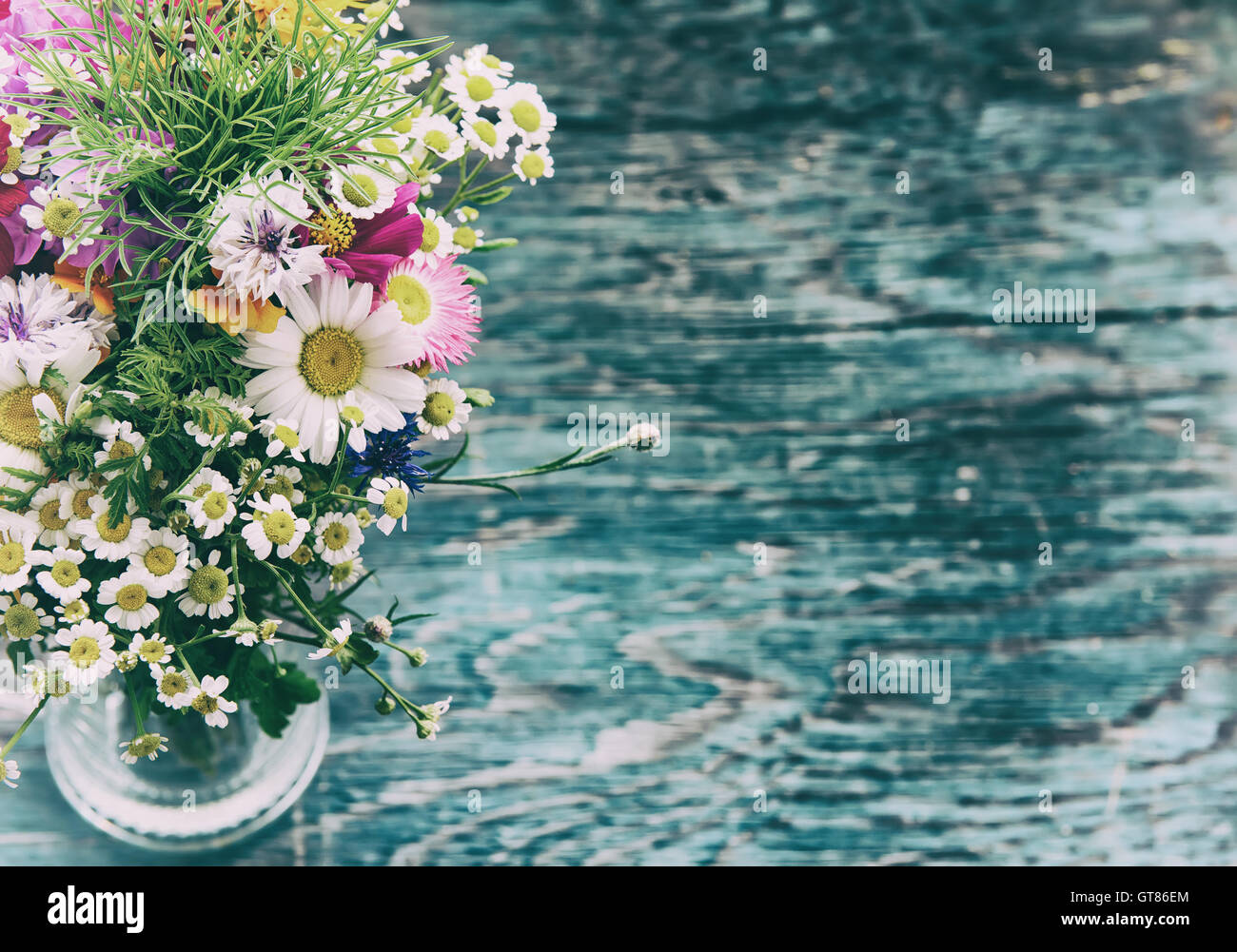 Summer flowers mock up Stock Photo - Alamy