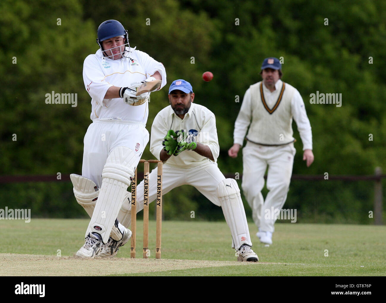 C Pike of Pegasus pulls the ball but is caught by L Dyerson off of the ...