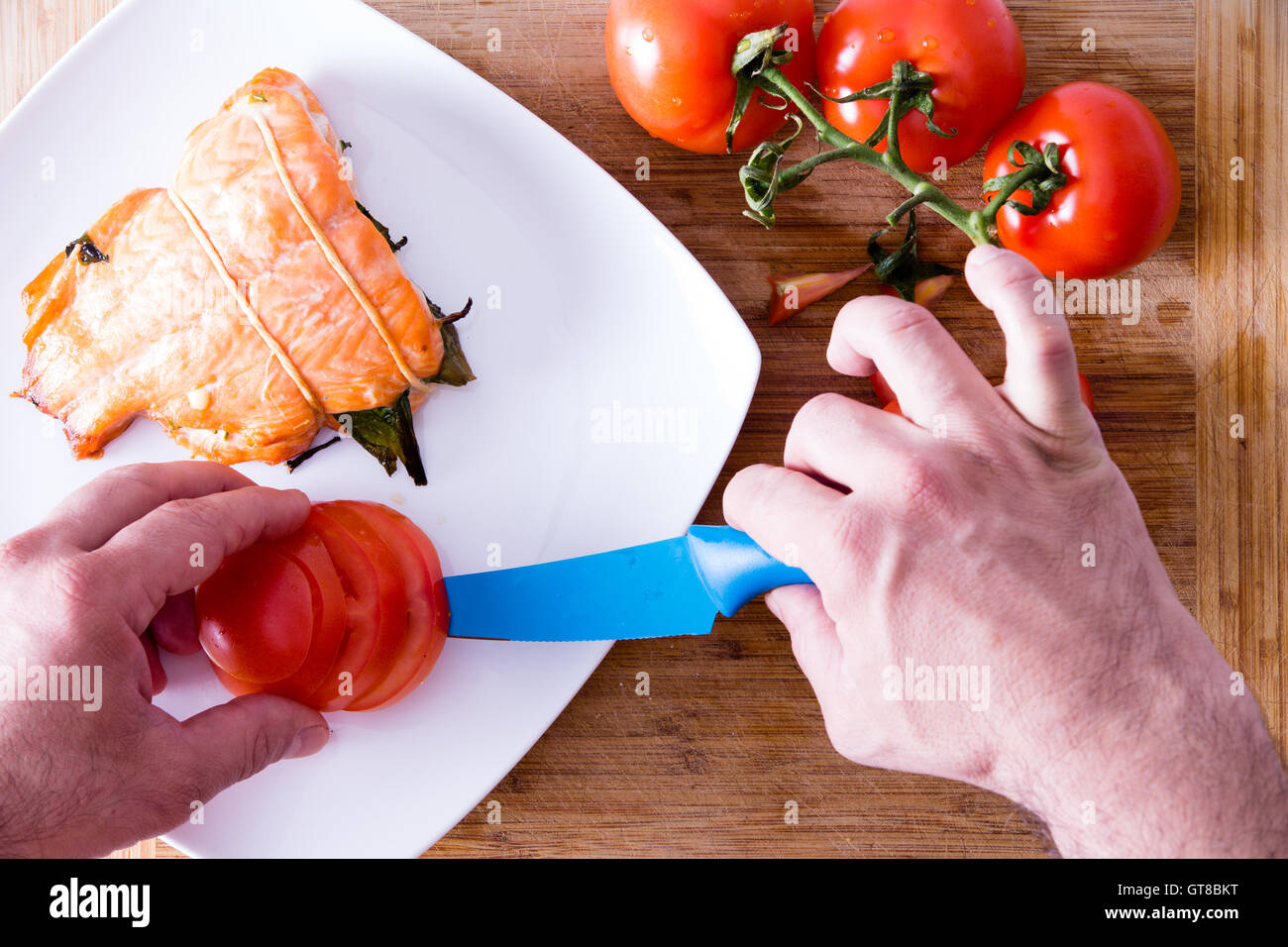 Plating up hi-res stock photography and images - Alamy