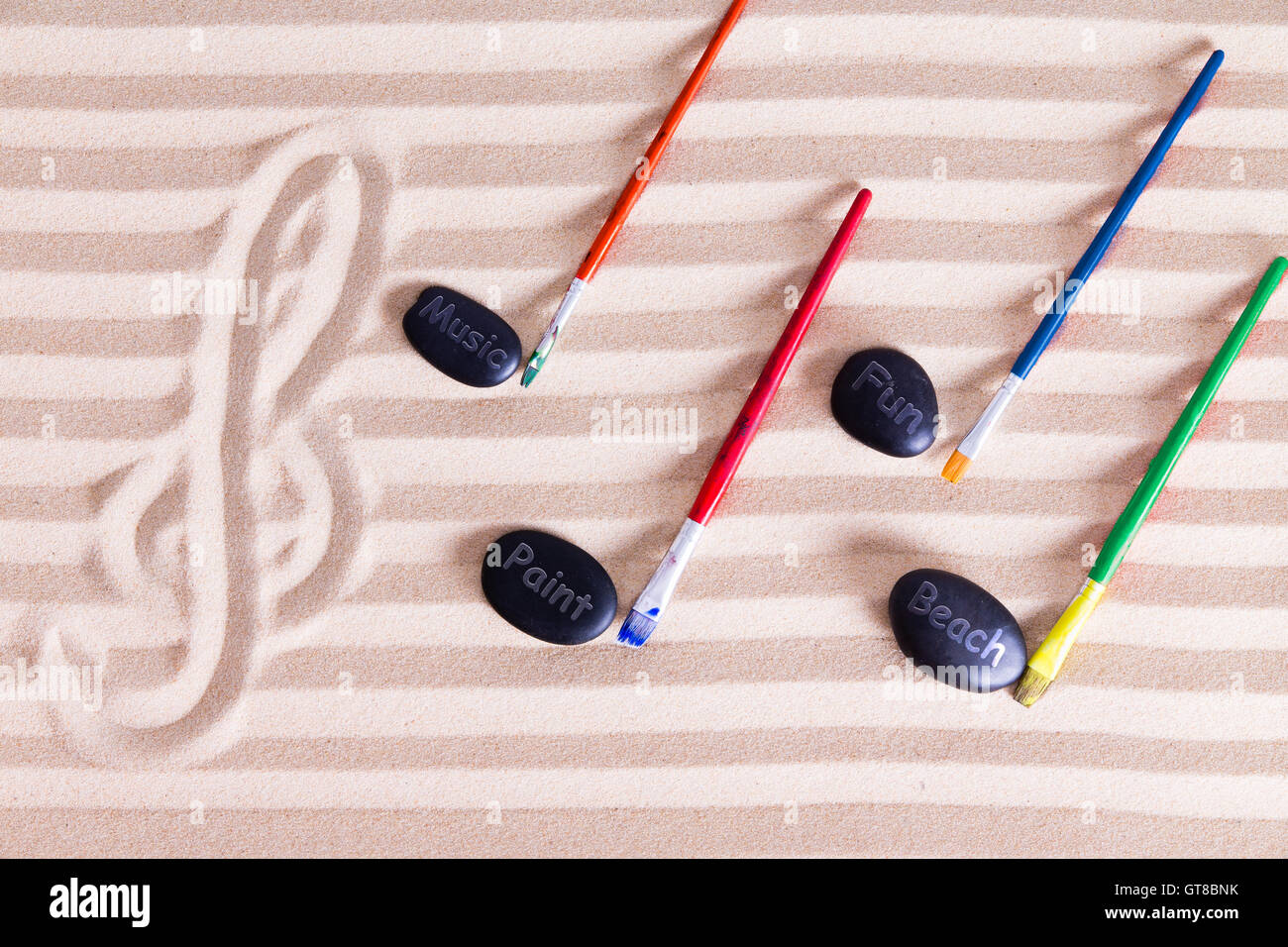 Treble g clef hi-res stock photography and images - Alamy