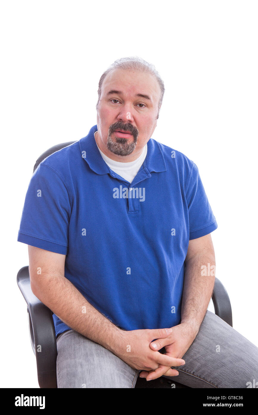 Bearded mature man in shirt hi-res stock photography and images - Alamy