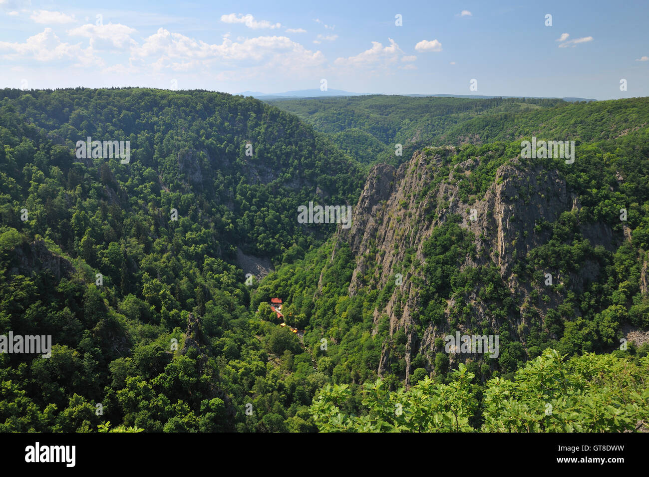 Bode Gorge, Thale, Harz District, Saxony Anhalt, Germany Stock Photo ...