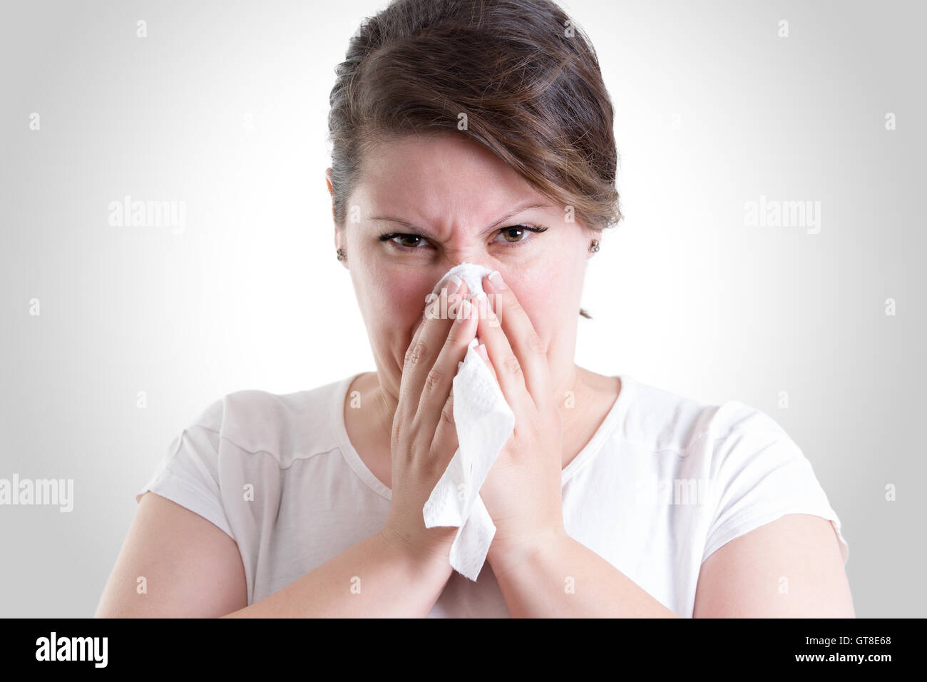 Blowing nose hard can give hi-res stock photography and images - Alamy