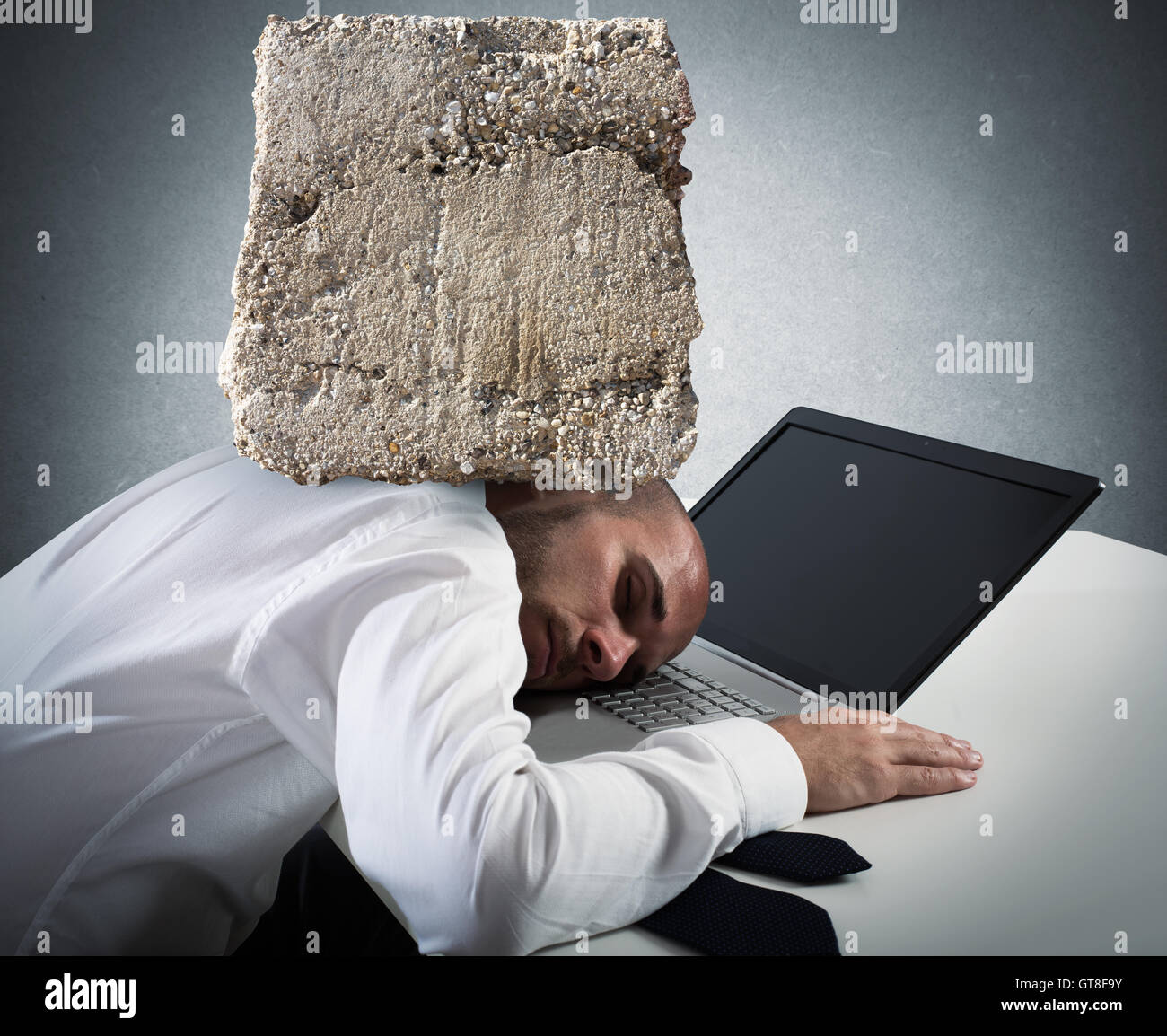 Man pressing notebook laptop computer hi-res stock photography and ...