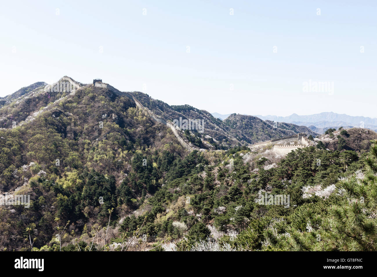 Mutianyu Section of Great Wall of China, Huairou District, China Stock ...