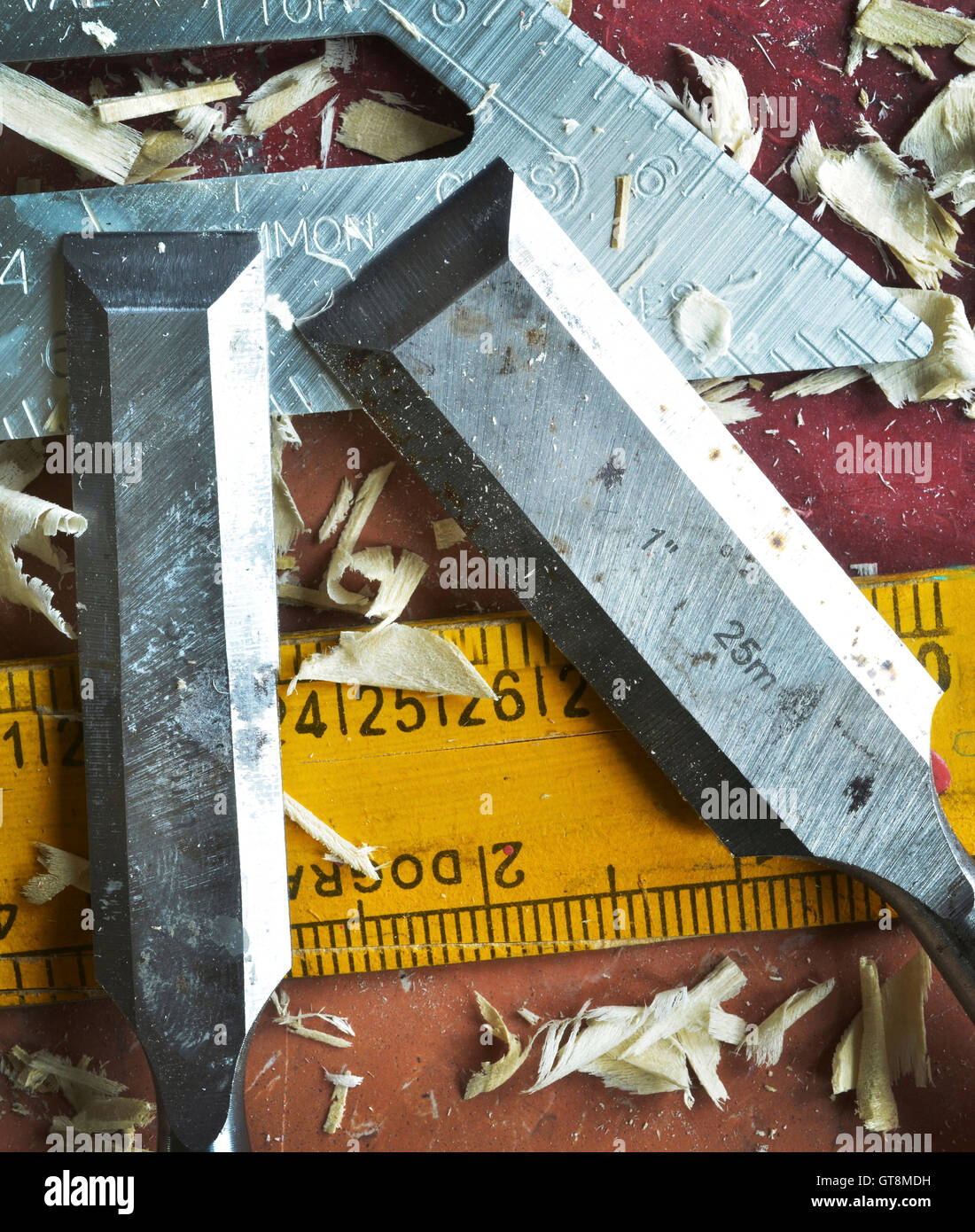 Various measuring tools hi-res stock photography and images - Alamy