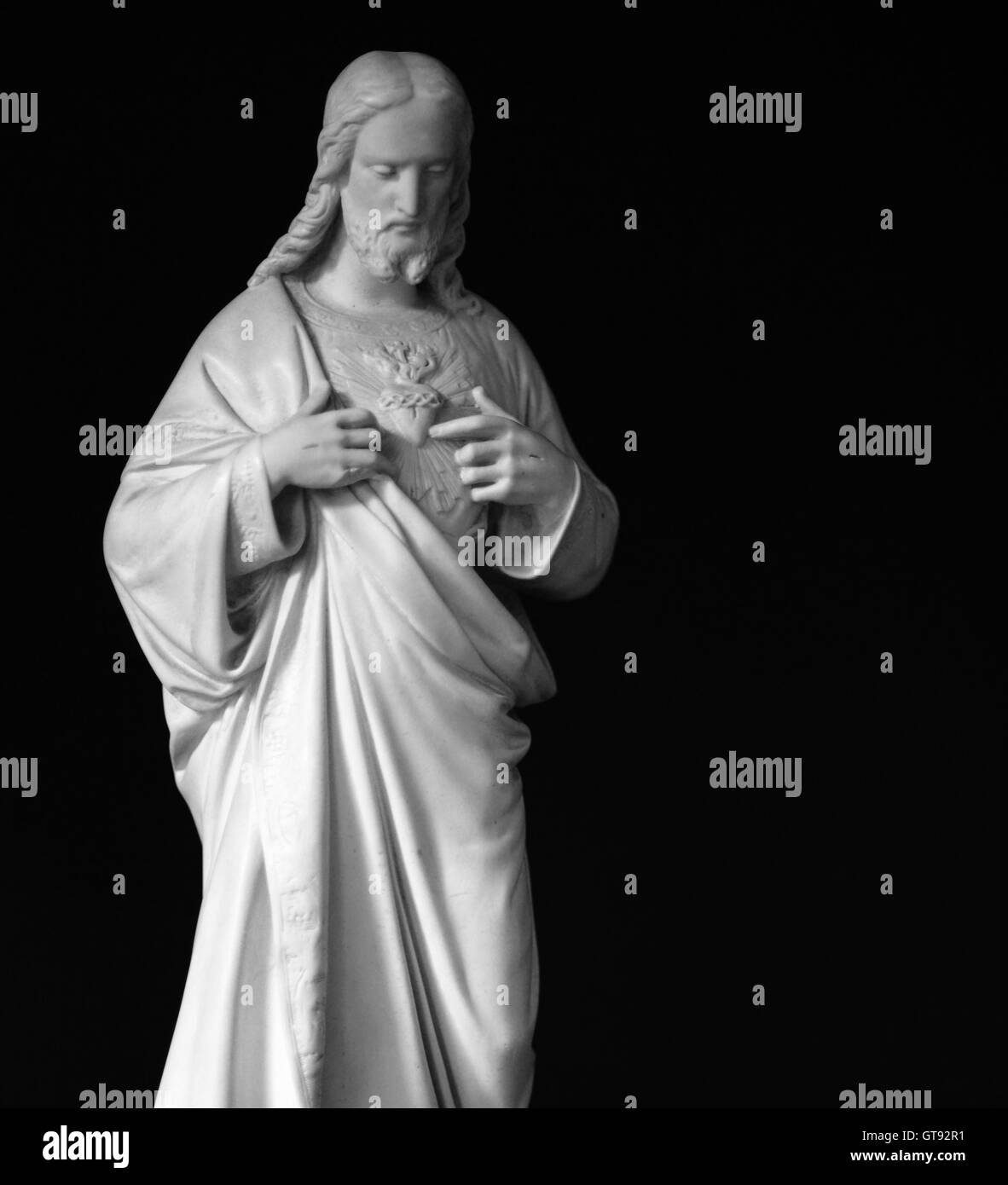 Resurrection of jesus sculpture Black and White Stock Photos & Images ...