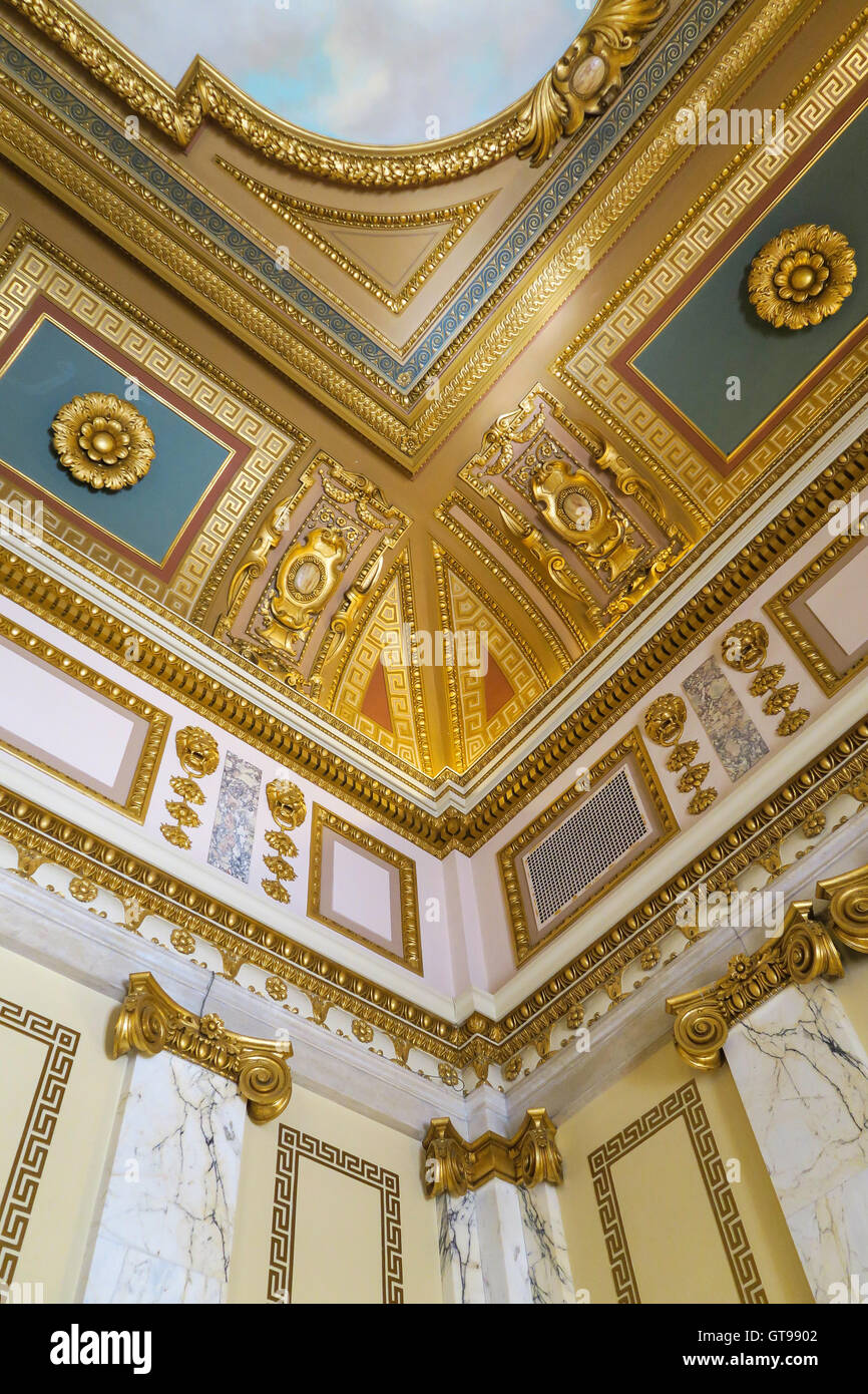 State Reception Room, State House in Providence, Rhode Island, USA ...
