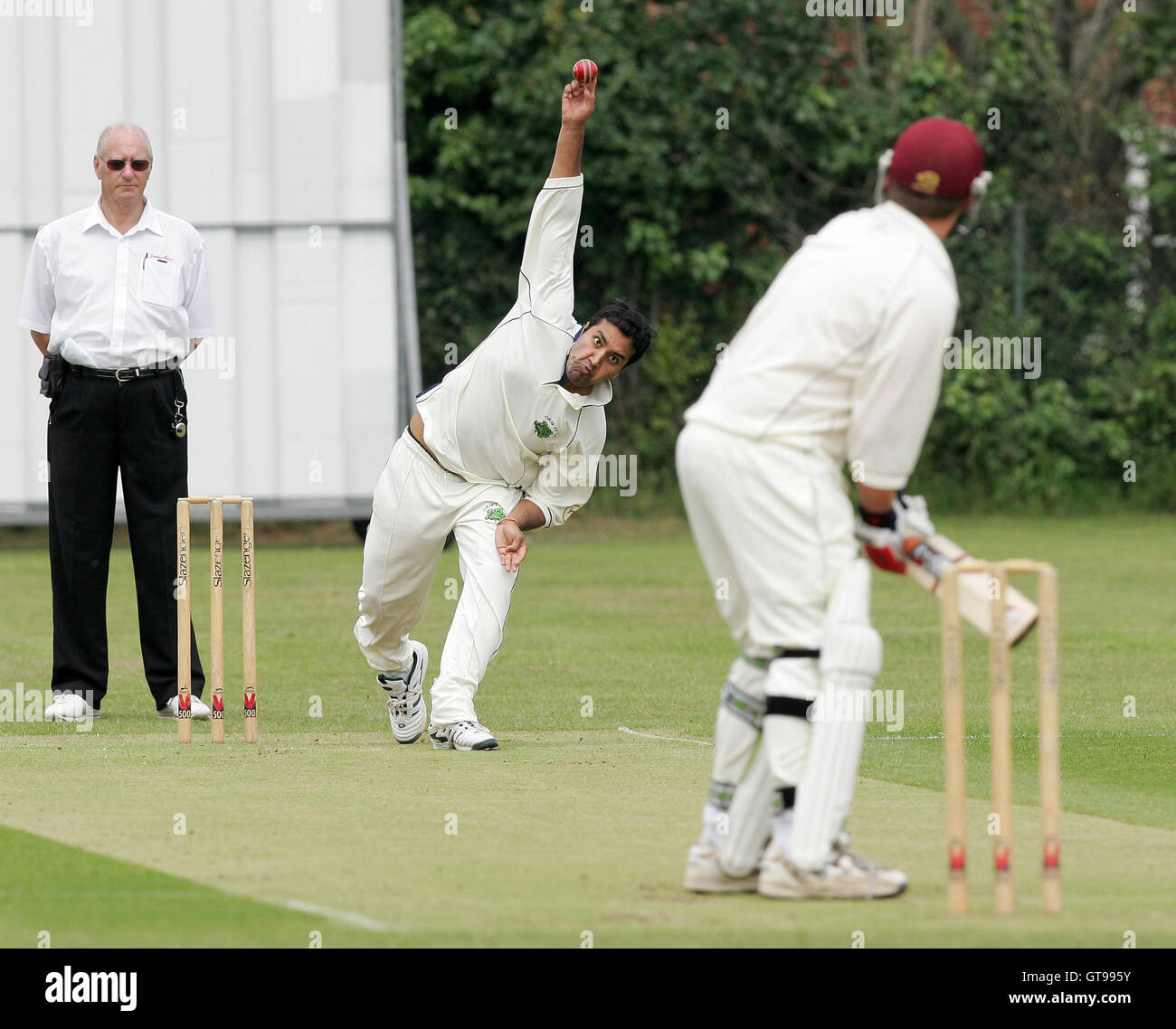 A Siriwardenya of Orsett bowls to D Joyce - Orsett CC vs Horndon-on-the ...