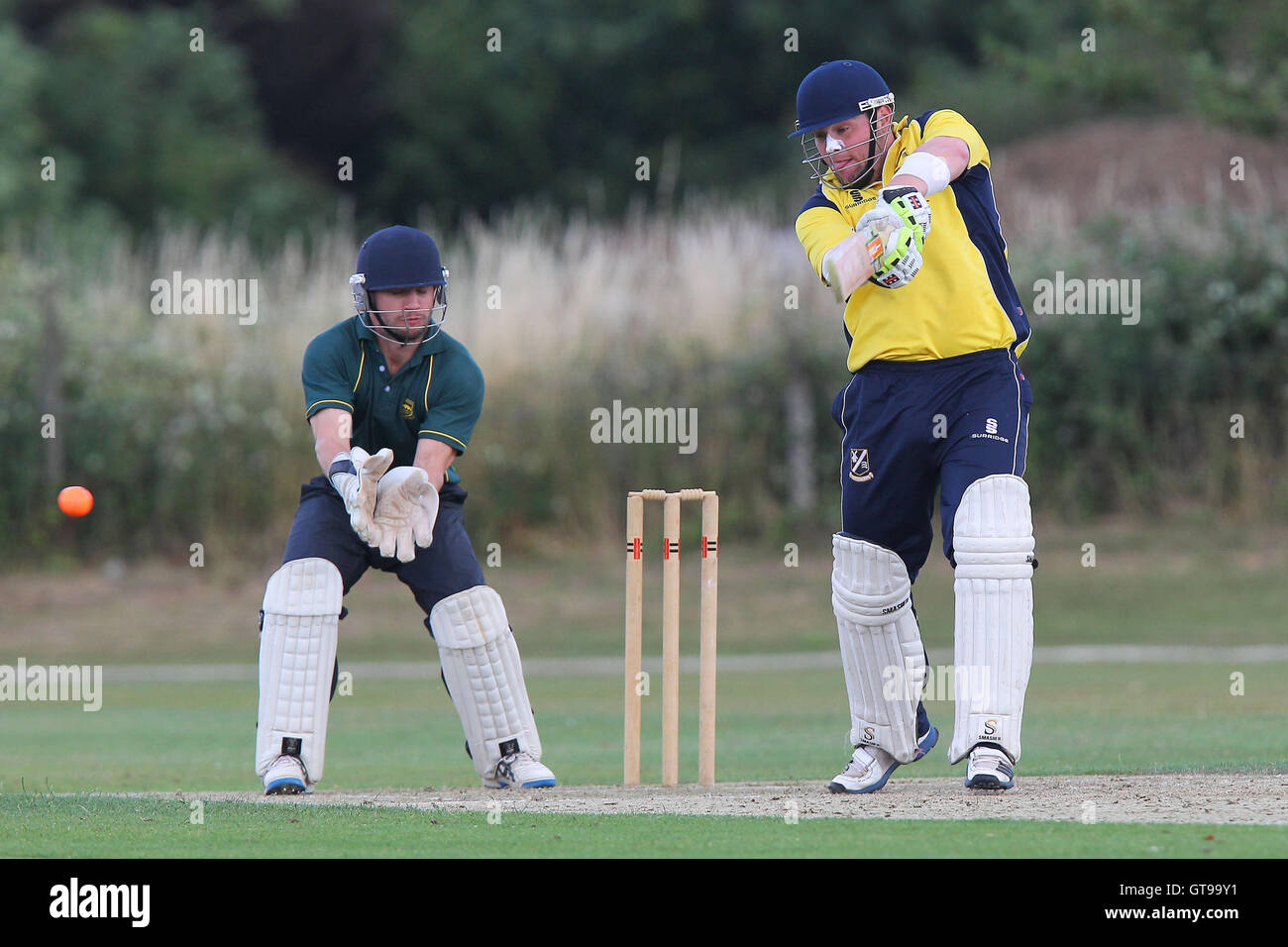 Upminster CC (yellow) vs Chelmsford CC - Semi-Final - Essex Cricket ...