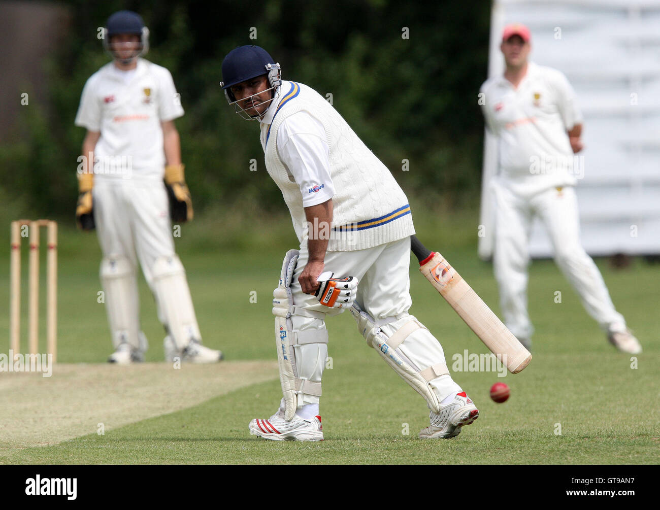 A Ali of Upminster keeps a watchful eye as an S Mack drive flies past ...