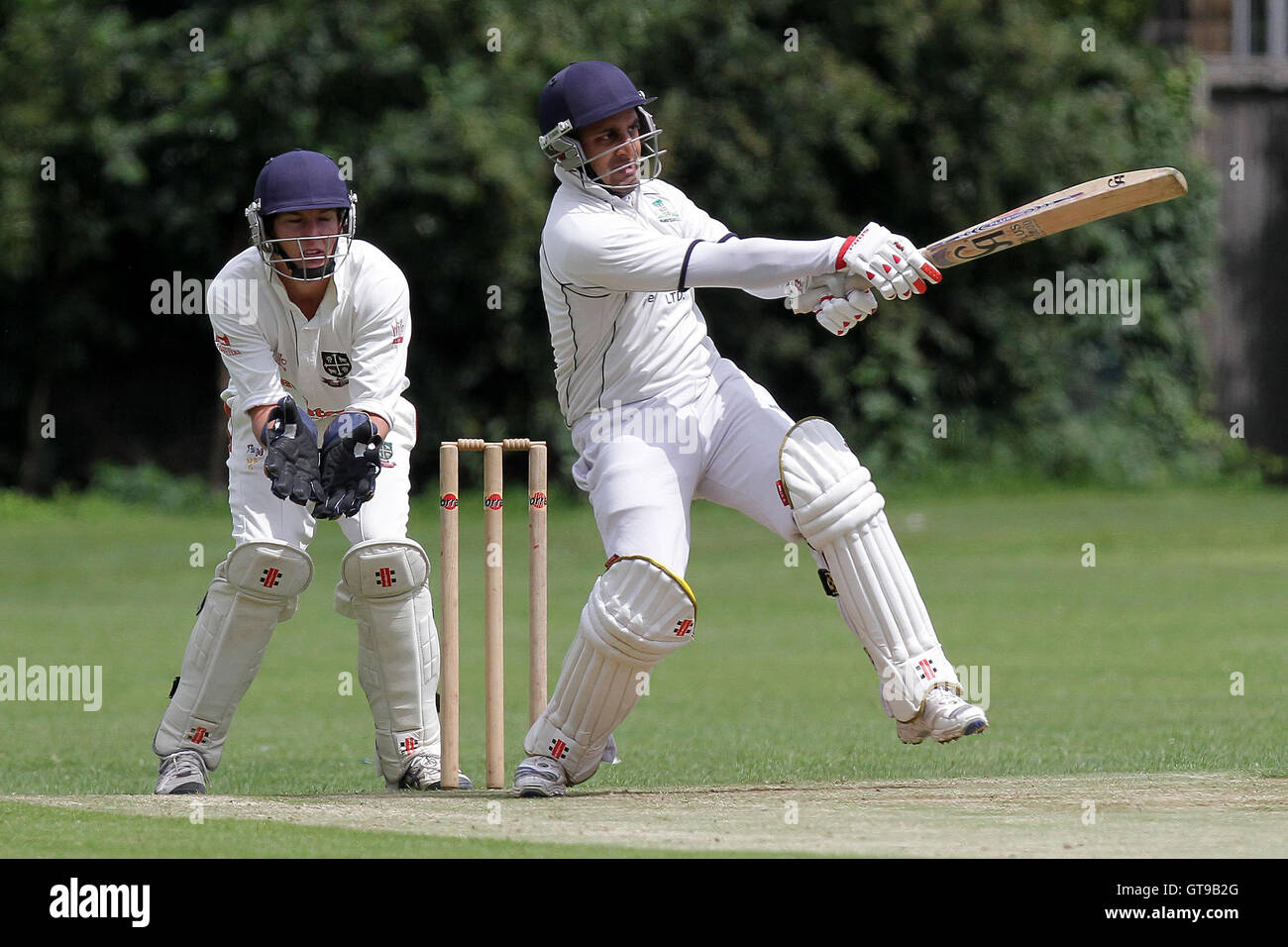 Milan Patel in batting action for Wanstead - South Woodford CC ...