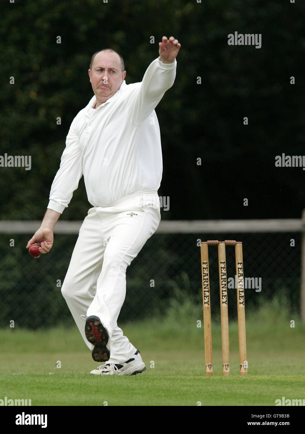 Paul Sutton of Navestock - Havering-atte-Bower CC vs Navestock CC - T ...