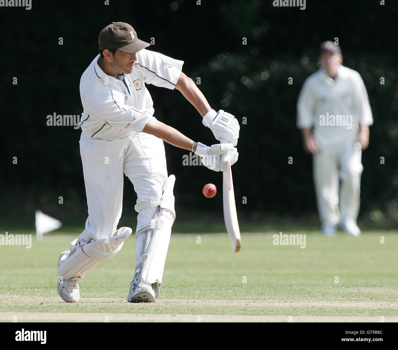 S McMurray in batting action for Ardleigh Green - Ardleigh Green CC vs ...