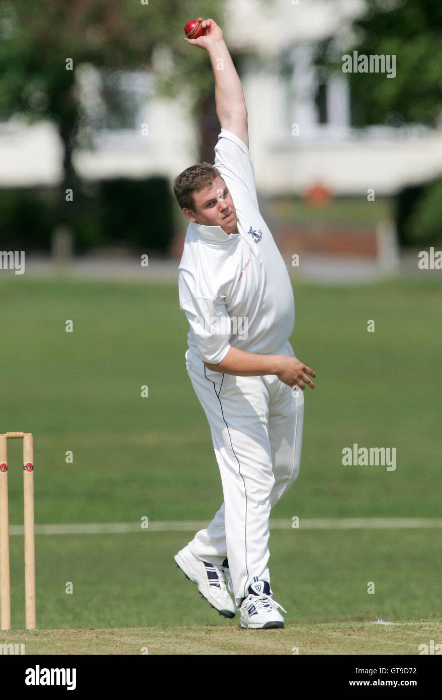 Oliver Peck of Upminster - Upminster CC vs South Woodford CC - Shepherd ...