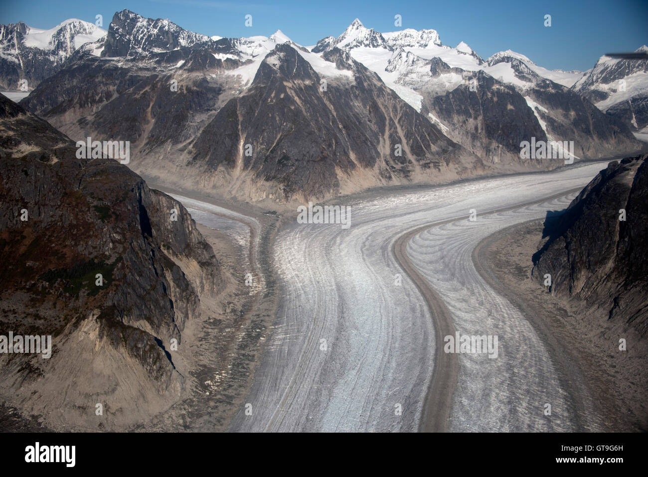 Juneau Ice Field Flight Stock Photo - Alamy