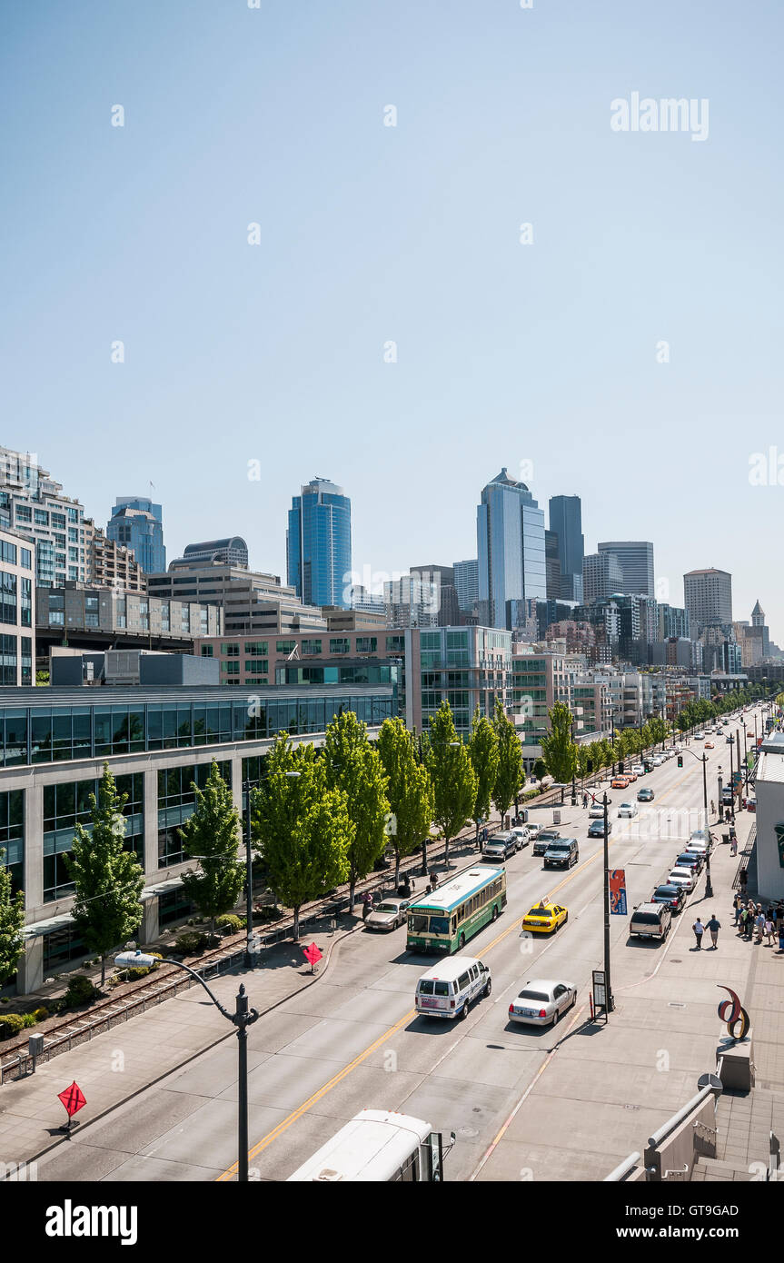 Belltown Waterfront In Seattle Stock Photo - Alamy
