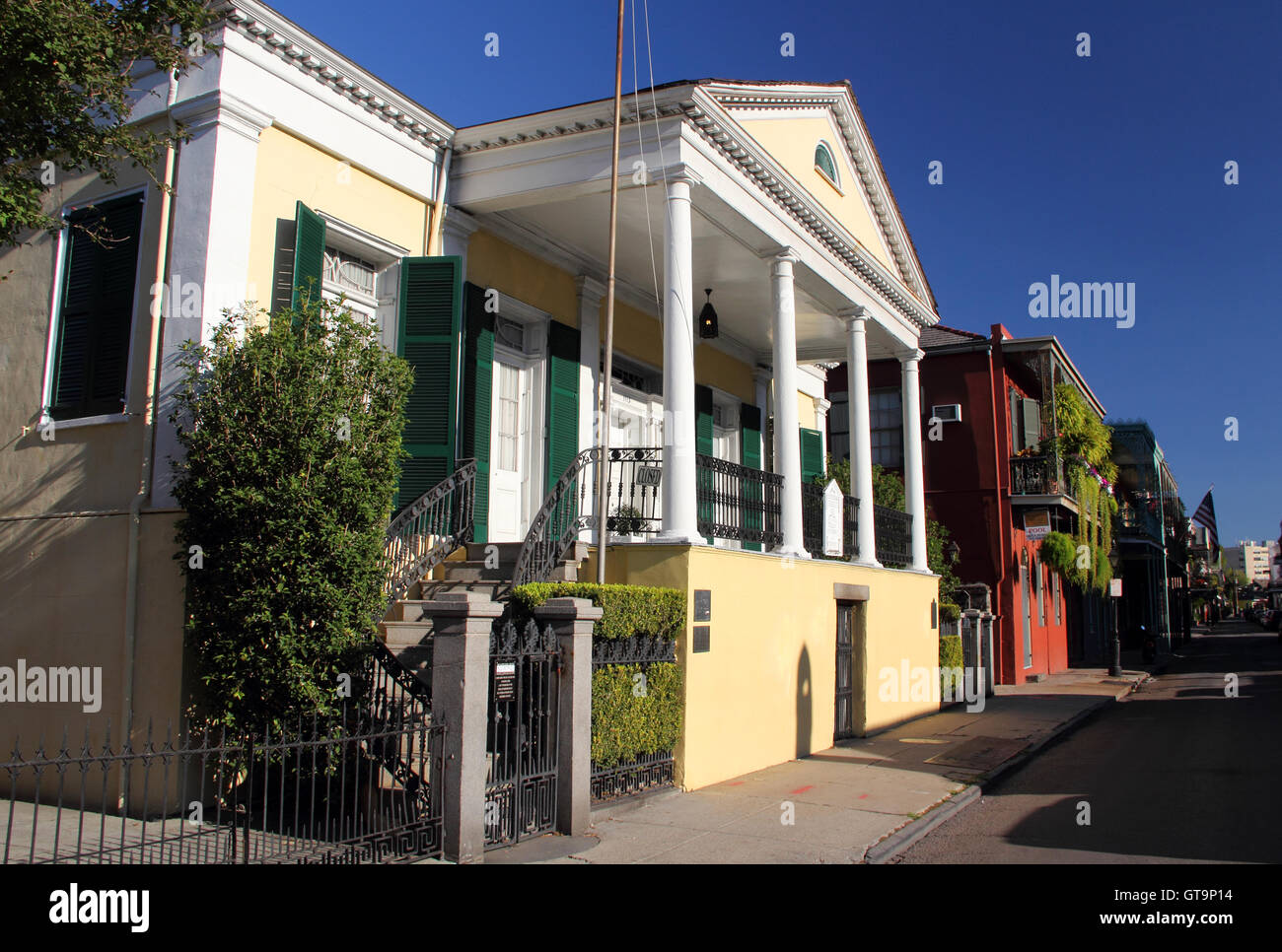 The Beauregard-Keyes Home in the colorful French Quarter is a popular ...