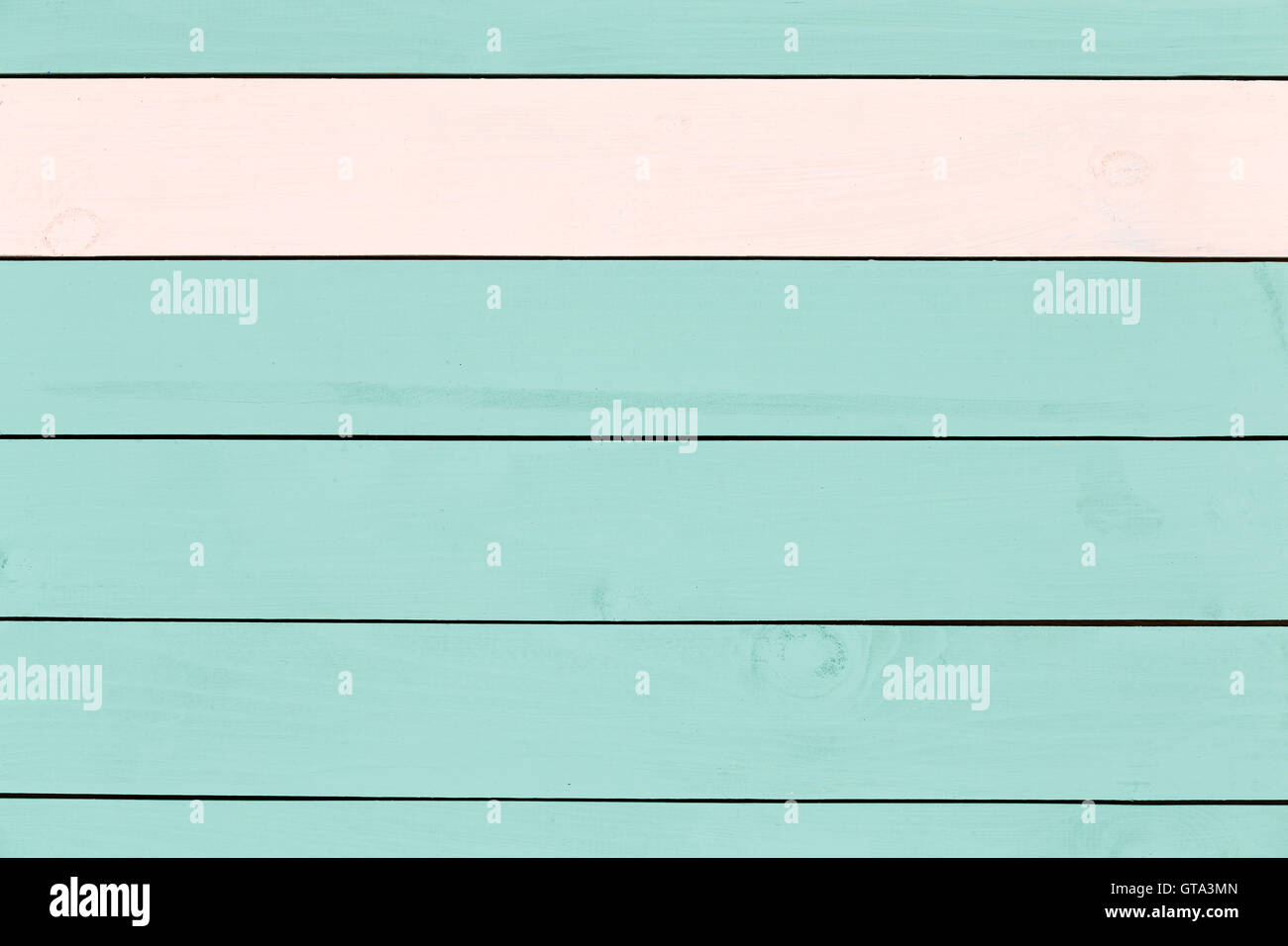 Background texture of colorful green stained wood with a single plank ...