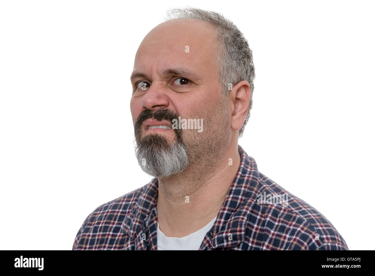 Portrait grumpy middle aged man hi-res stock photography and images - Alamy
