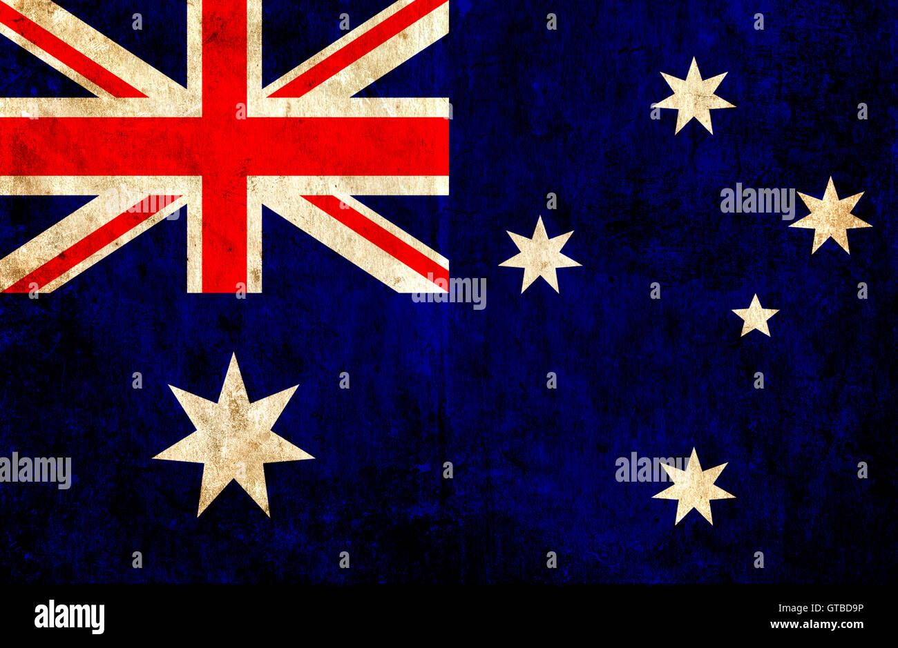 Grungy paper flag of Australia Stock Photo - Alamy
