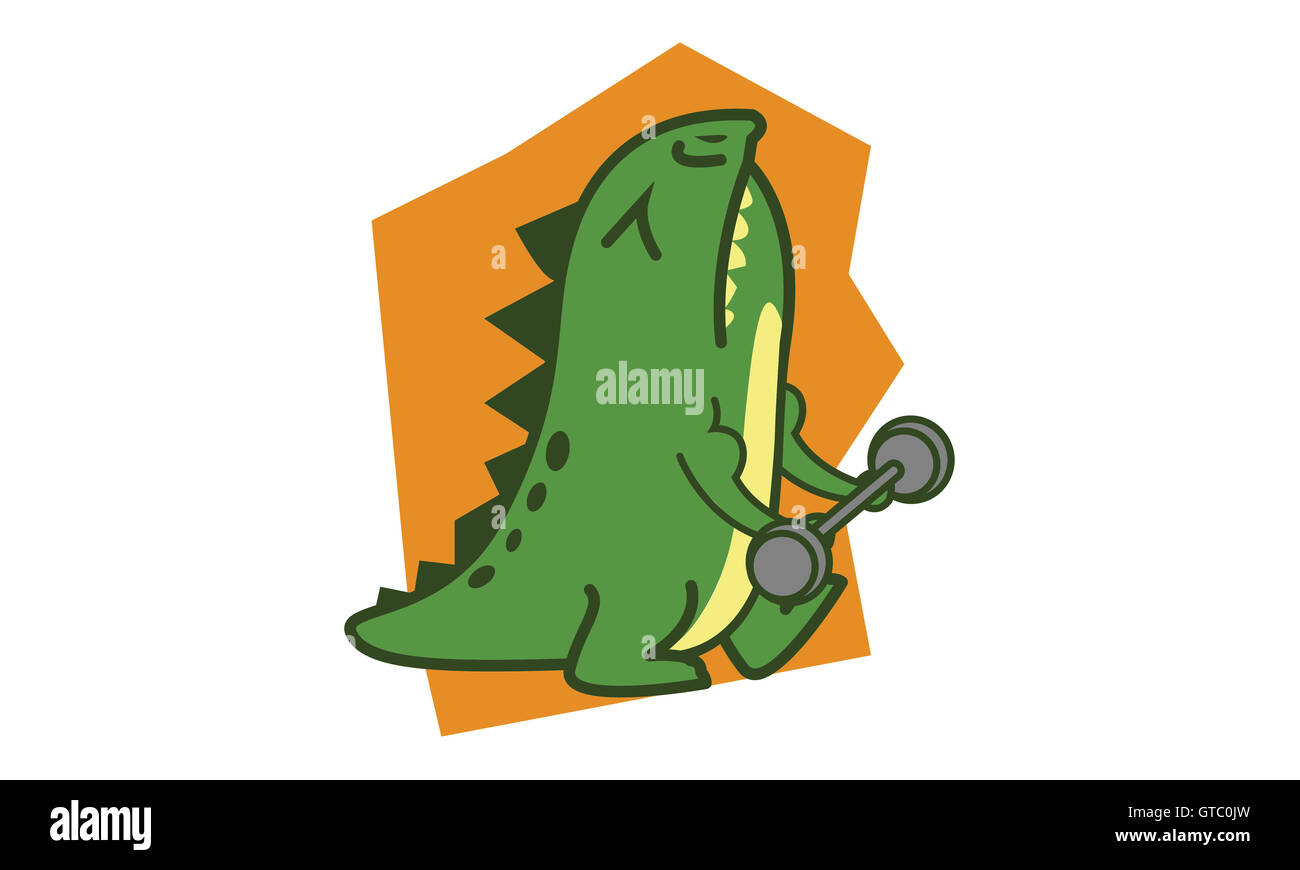 Crocodile fun vector cartoon Cut Out Stock Images & Pictures - Alamy