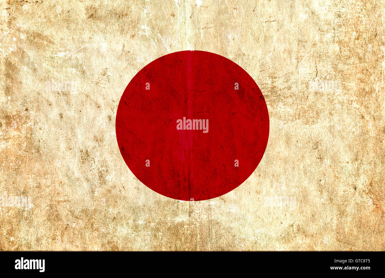 Grungy paper flag of Japan Stock Photo - Alamy