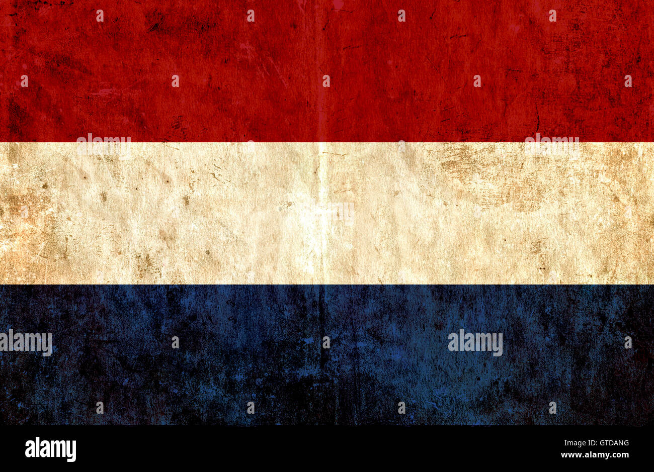Grungy paper flag of Netherlands Stock Photo - Alamy