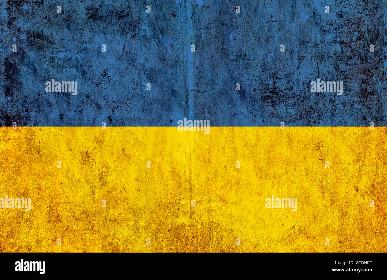 Grungy paper flag of Ukraine Stock Photo - Alamy