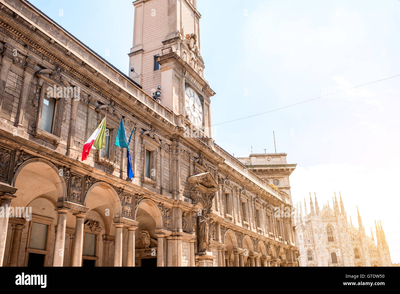 Milan city center Stock Photo - Alamy