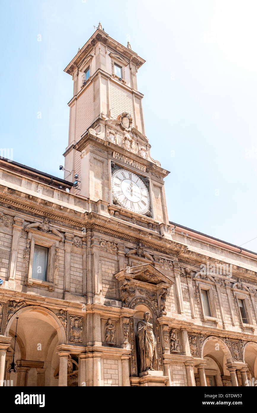 Milan clock tower palace hi-res stock photography and images - Alamy