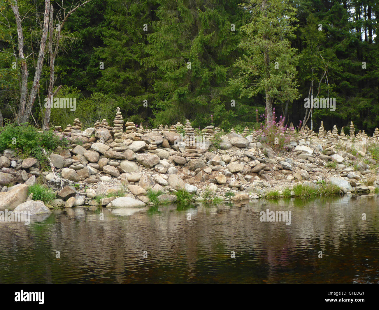 Human made rock pile hi-res stock photography and images - Alamy