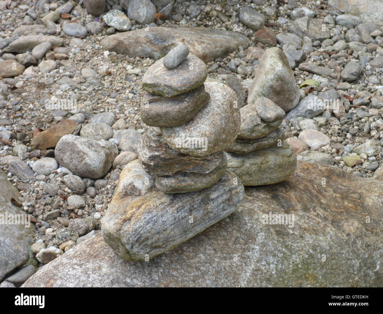 Human made rock pile hi-res stock photography and images - Alamy