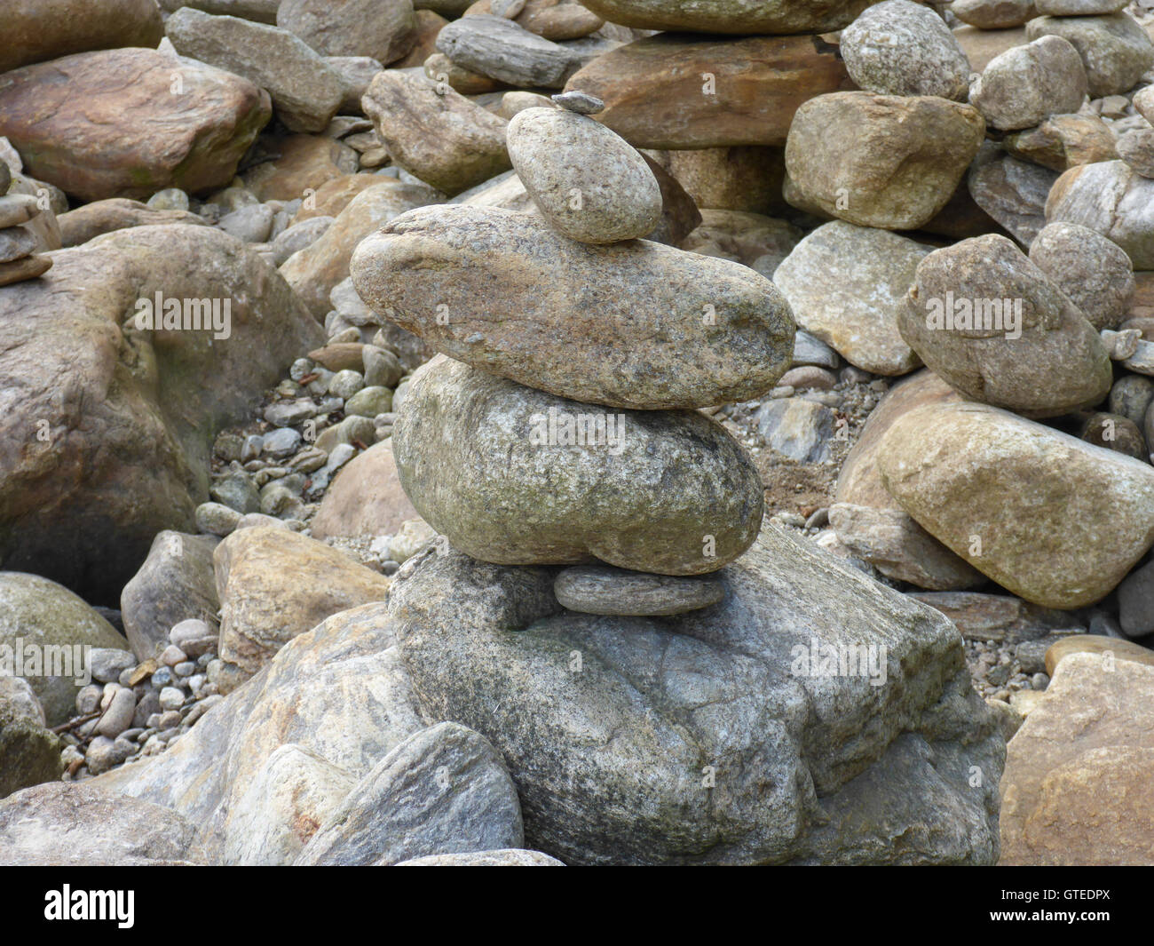 Human Made Rock Pile High Resolution Stock Photography and Images - Alamy