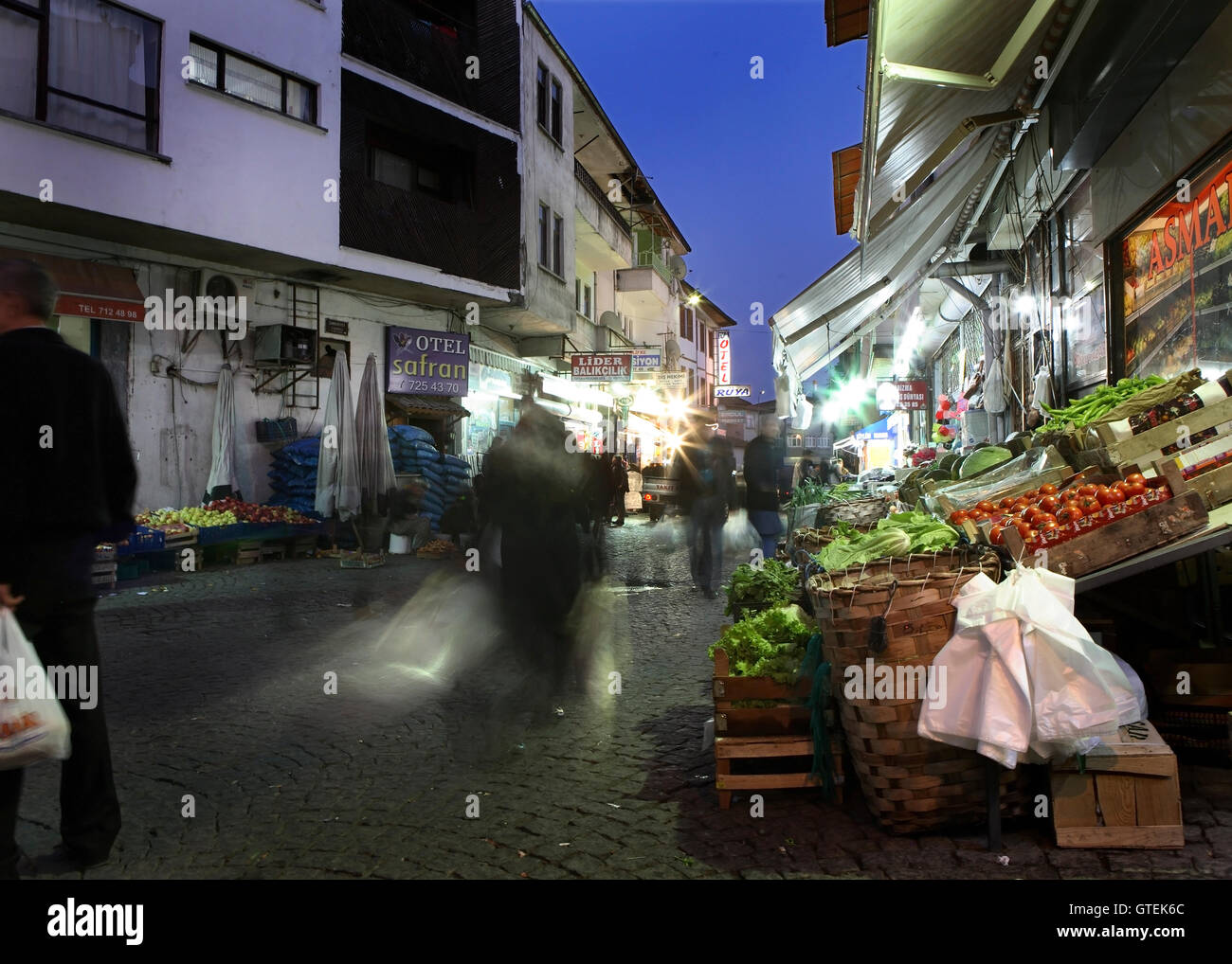 "Market" Outdoor street scene, market area Istanbul Turkey Stock Photo ...