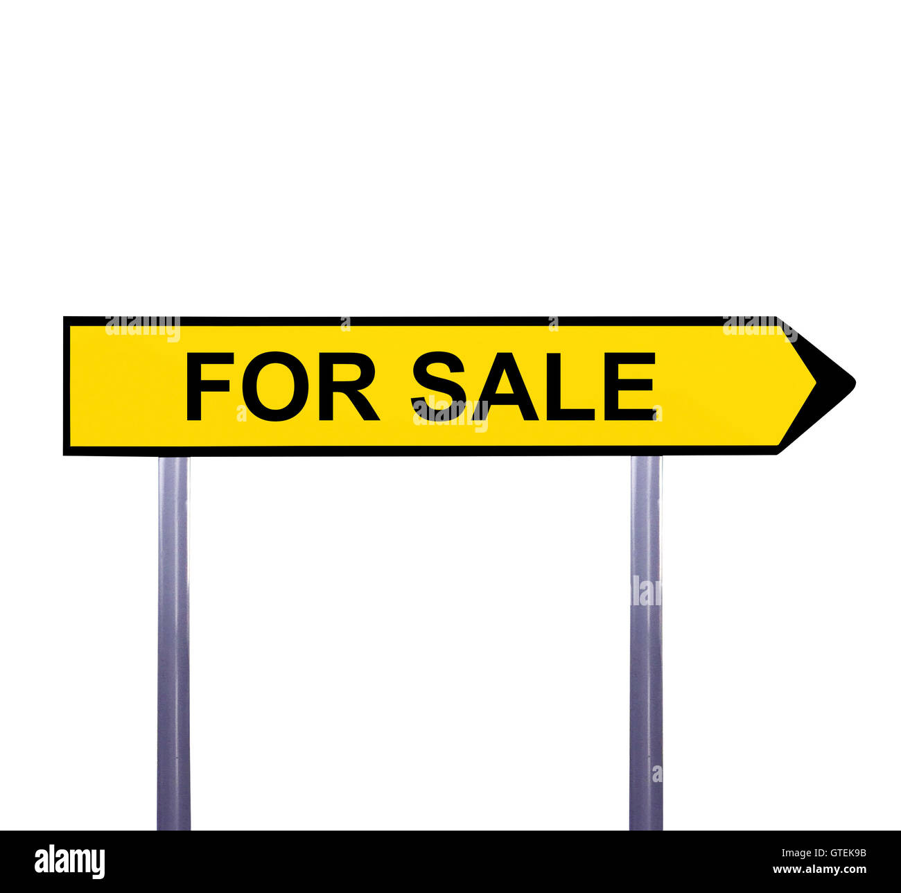 Yard Sale Sign Arrow On High Resolution Stock Photography and Images ...