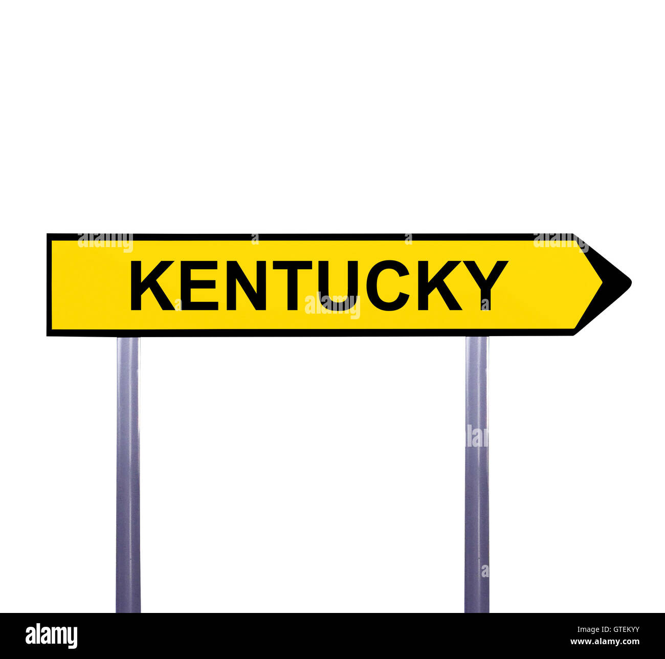 Kentucky road sign hi-res stock photography and images - Alamy