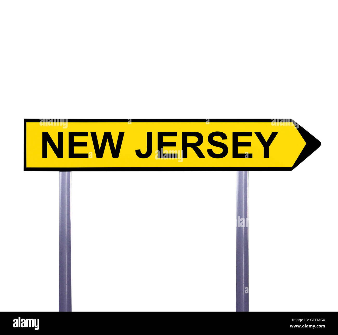 New jersey state sign road hi-res stock photography and images - Alamy