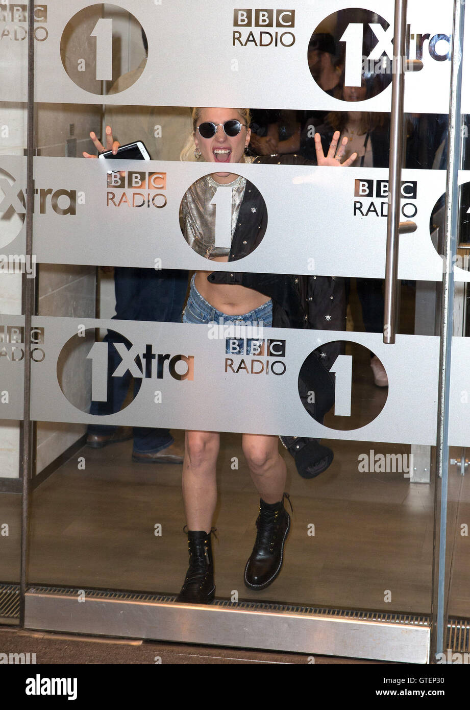 Lady Gaga arrives at BBC Broadcasting House in London to take part in ...