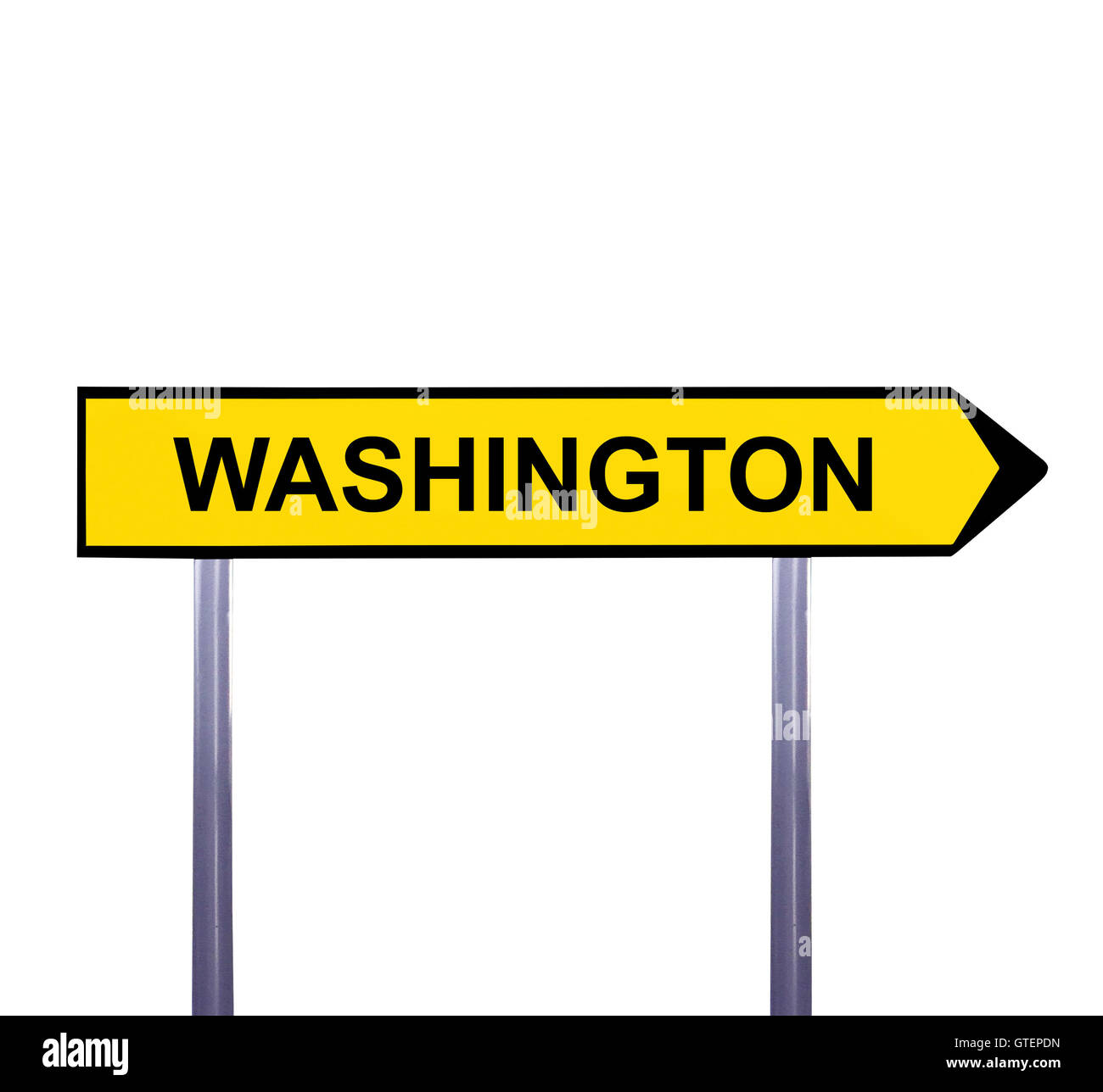 Washington state road sign Cut Out Stock Images & Pictures - Alamy