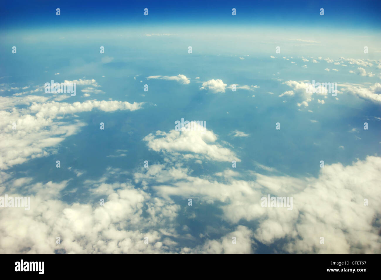 Heavenly views from the plane window Stock Photo - Alamy