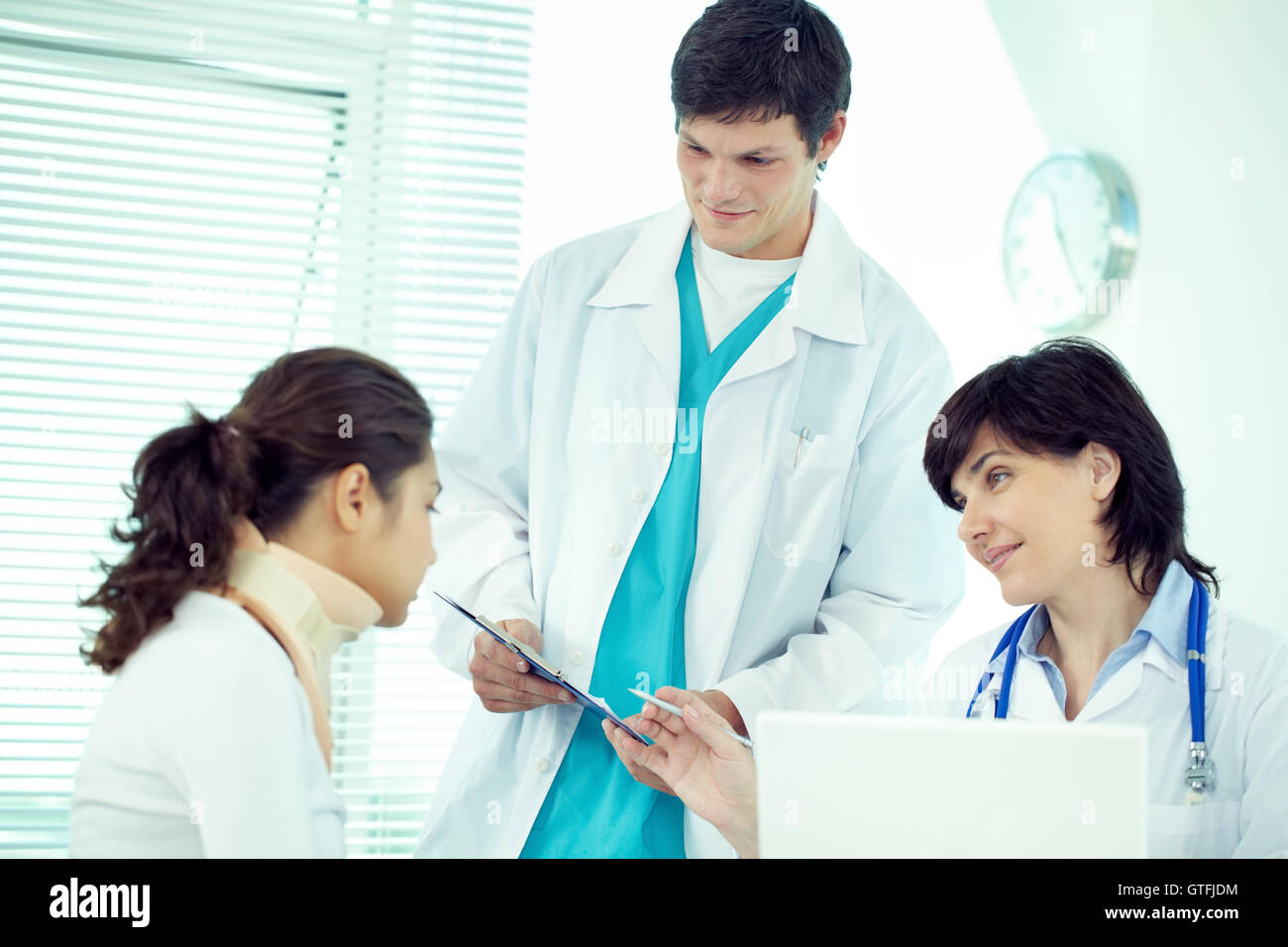 Visit to hospital Stock Photo - Alamy