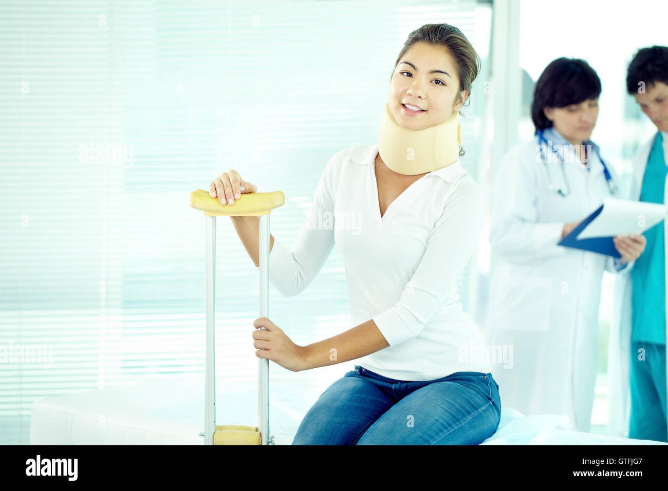 Hospital crutch hi-res stock photography and images - Alamy