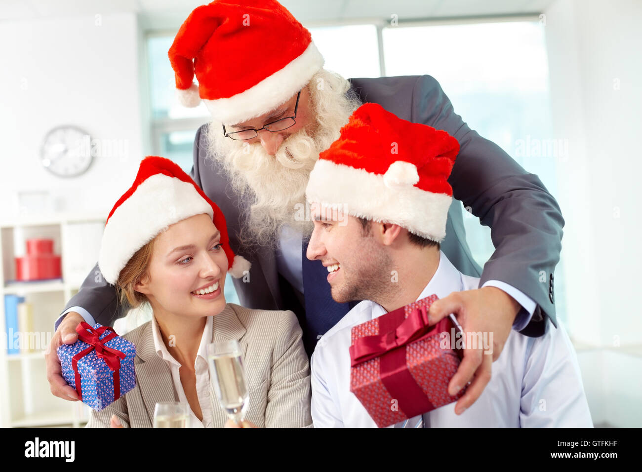 Christmas for employees Stock Photo - Alamy