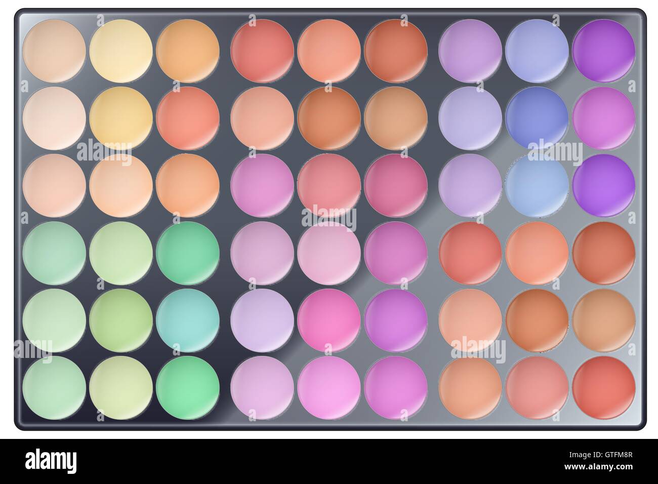Makeup powder colour Stock Vector Images - Alamy