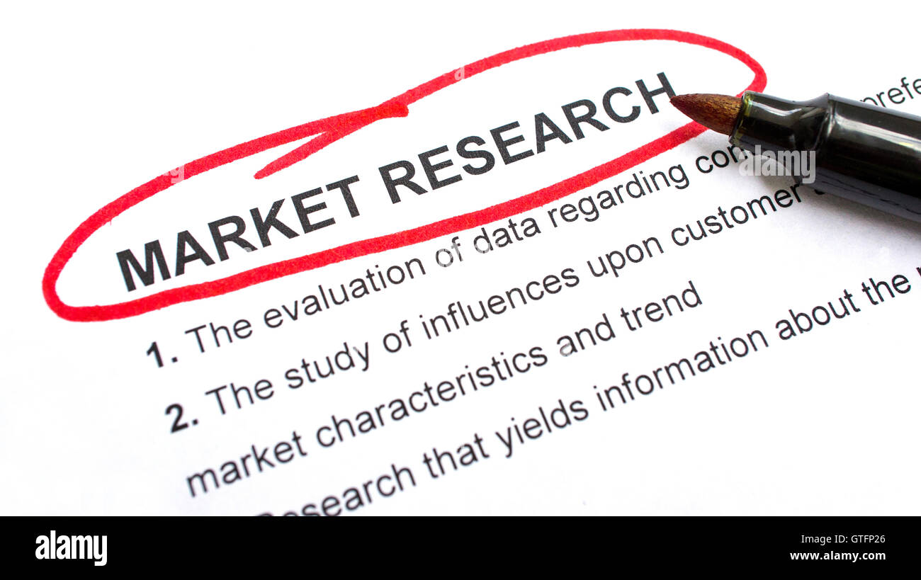 Market research hi-res stock photography and images - Alamy