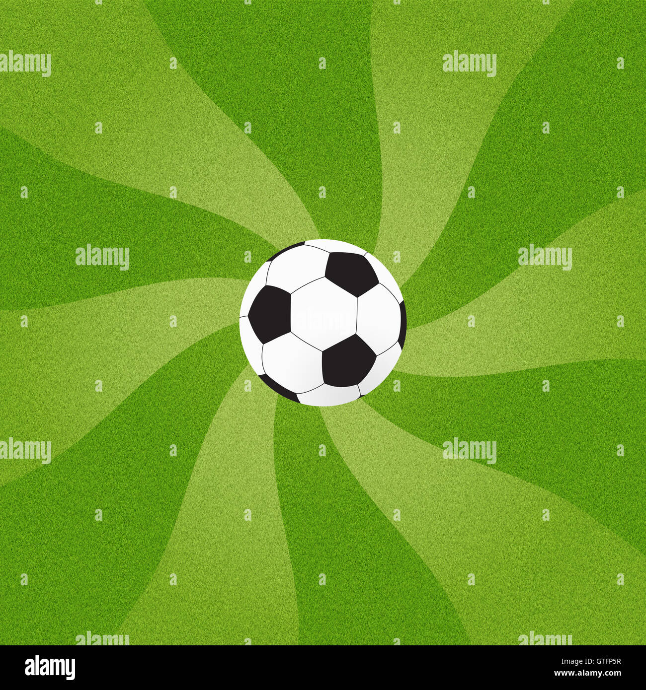 Football soccer on grass background Stock Photo - Alamy