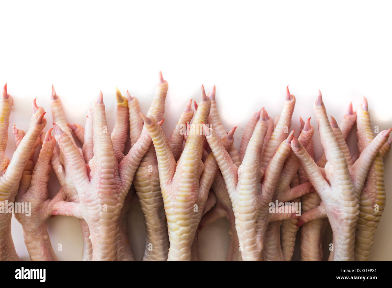 semifinished raw chicken legs Stock Photo - Alamy