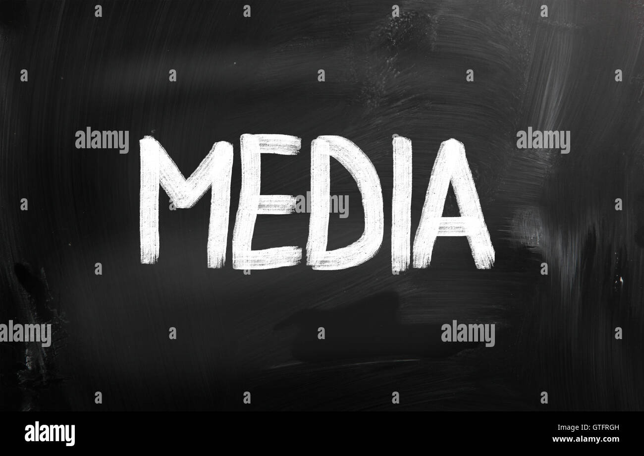 Advertising Concept Handwritten With Chalk On a Blackboard Stock Photo ...